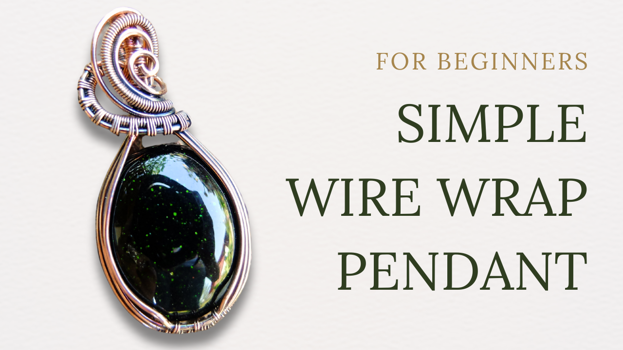 Beginner Wire Weave Pendant: Step-by-Step Tutorial – Ellie's ...