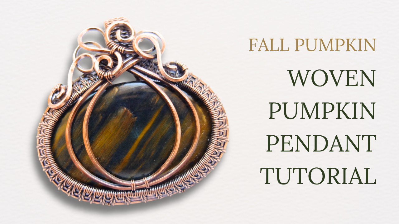 "Fall Pumpkin" Wire Wrapped Pumpkin Pendant Tutorial: Step-by-Step Gui ...