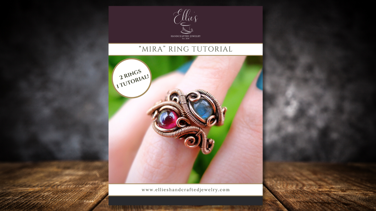 "Mira" Ring Tutorial - PDF Tutorial ONLY – Ellie's Handcrafted Jewelry